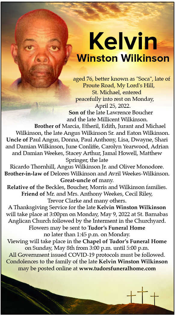 Kelvin Winston Wilkinson - nationnews.com