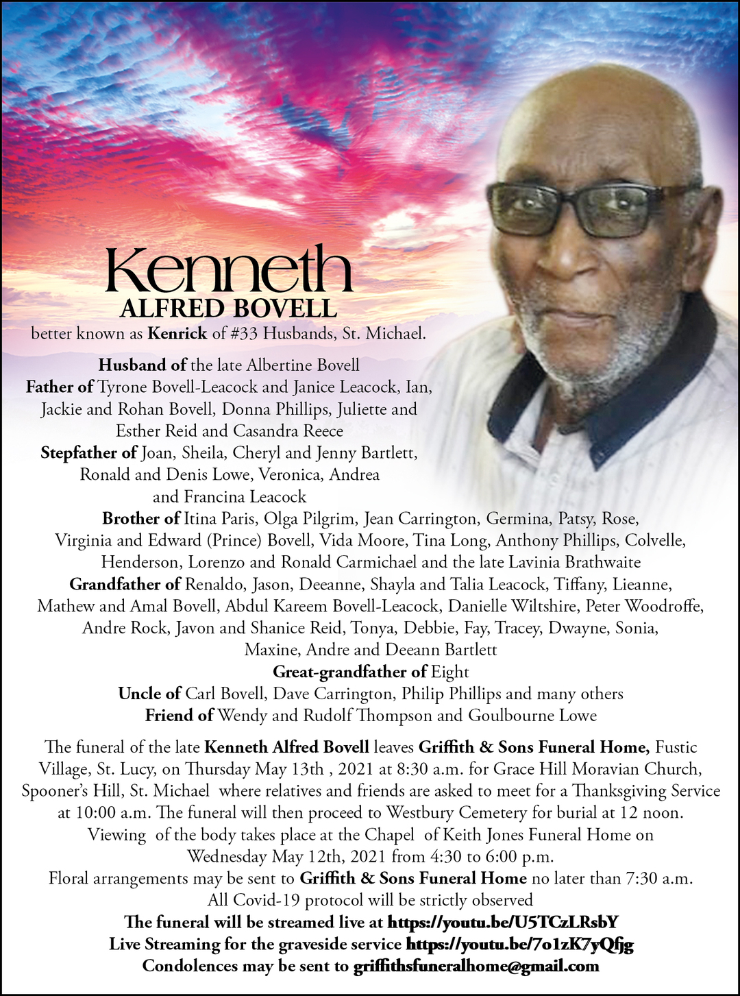 Kenneth Alfred Bovell - nationnews.com