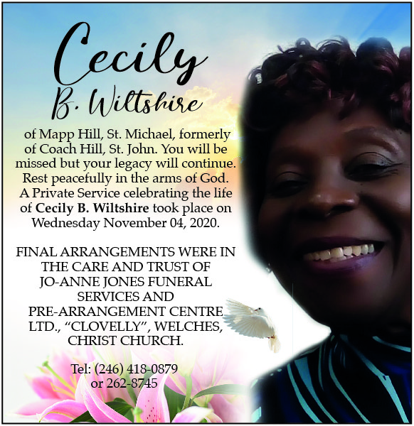 Cecily B Wiltshire - nationnews.com