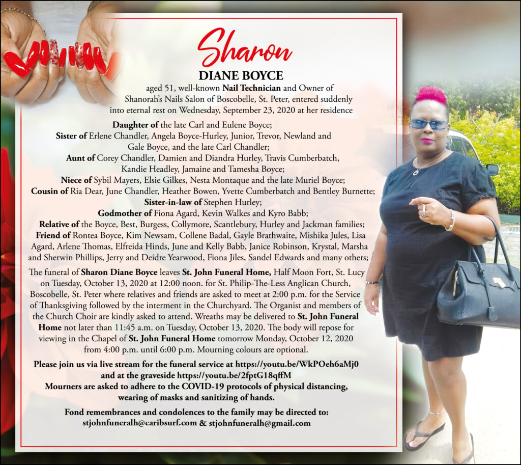 Sharon Boyce - nationnews.com