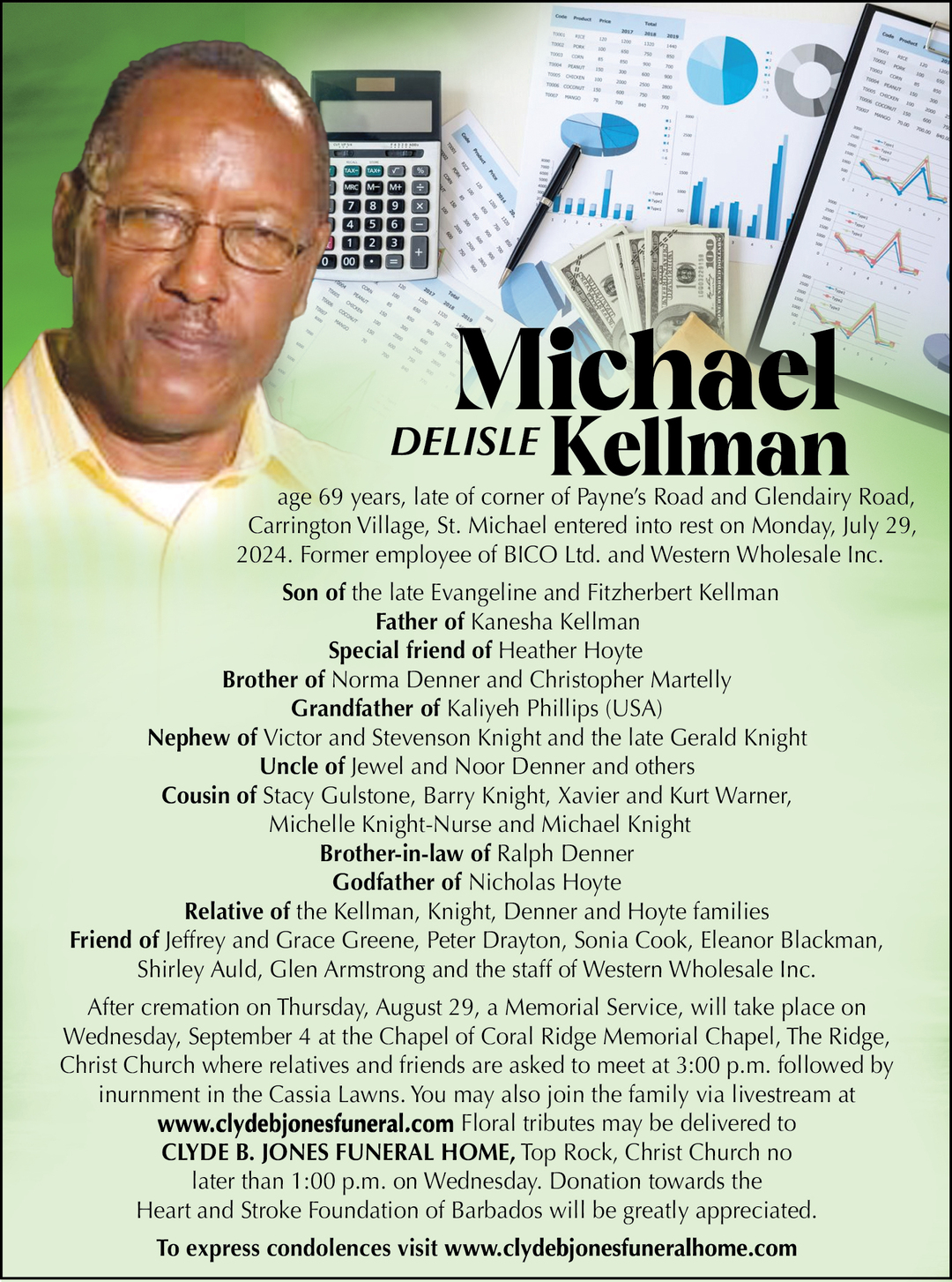 Michael Delisle Kellman - nationnews.com