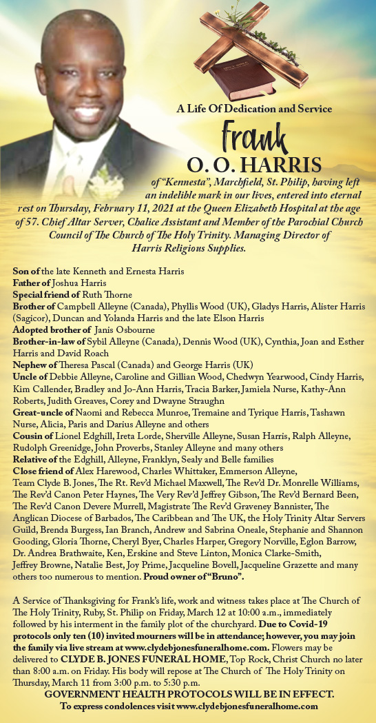 Frank O Harris - nationnews.com