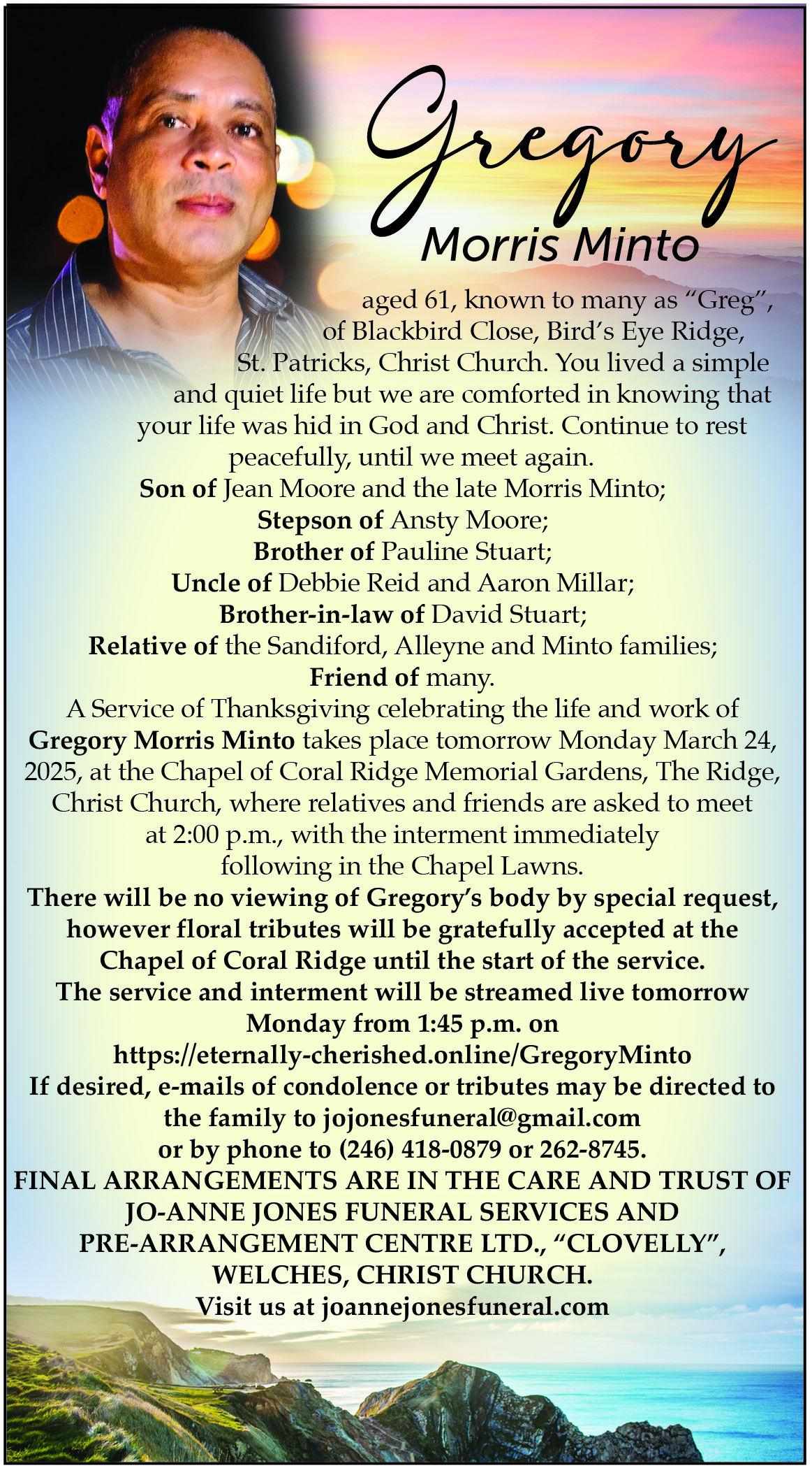 Gregory Morris Minto - nationnews.com