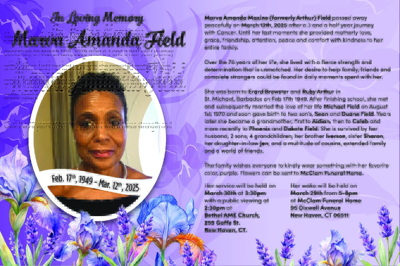 Marva Amanda Field - nationnews.com