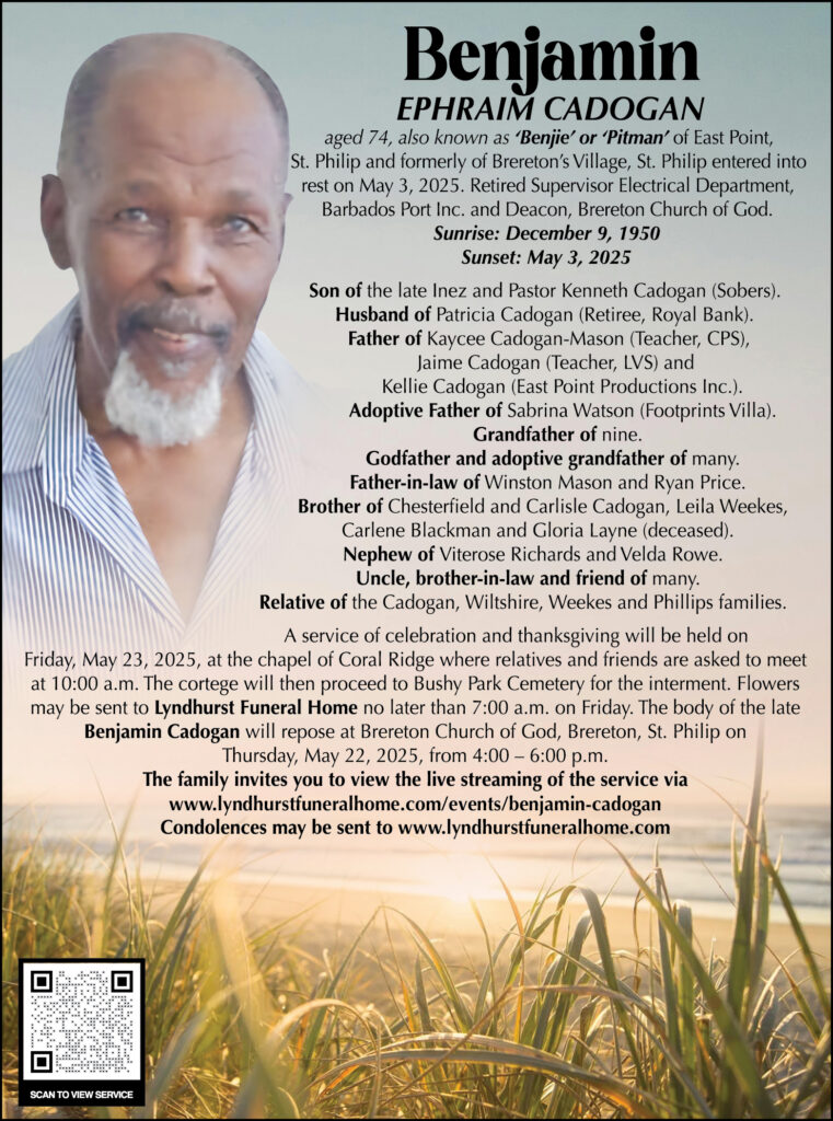 Benjamin Ephraim Cadogan - nationnews.com