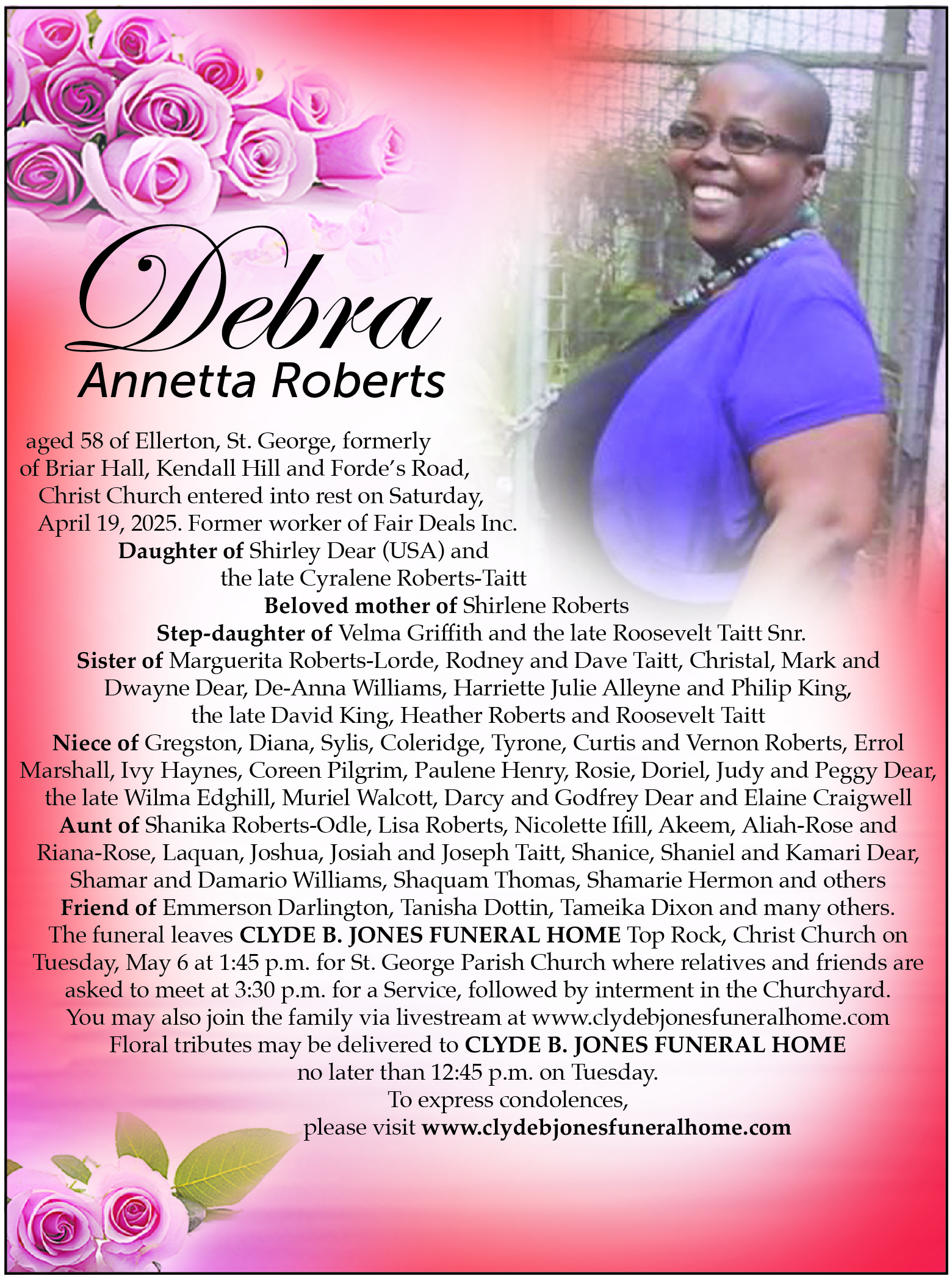 Debra Anmnetta Roberts - nationnews.com
