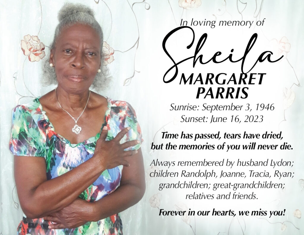 Sheila Margaret Parris - nationnews.com
