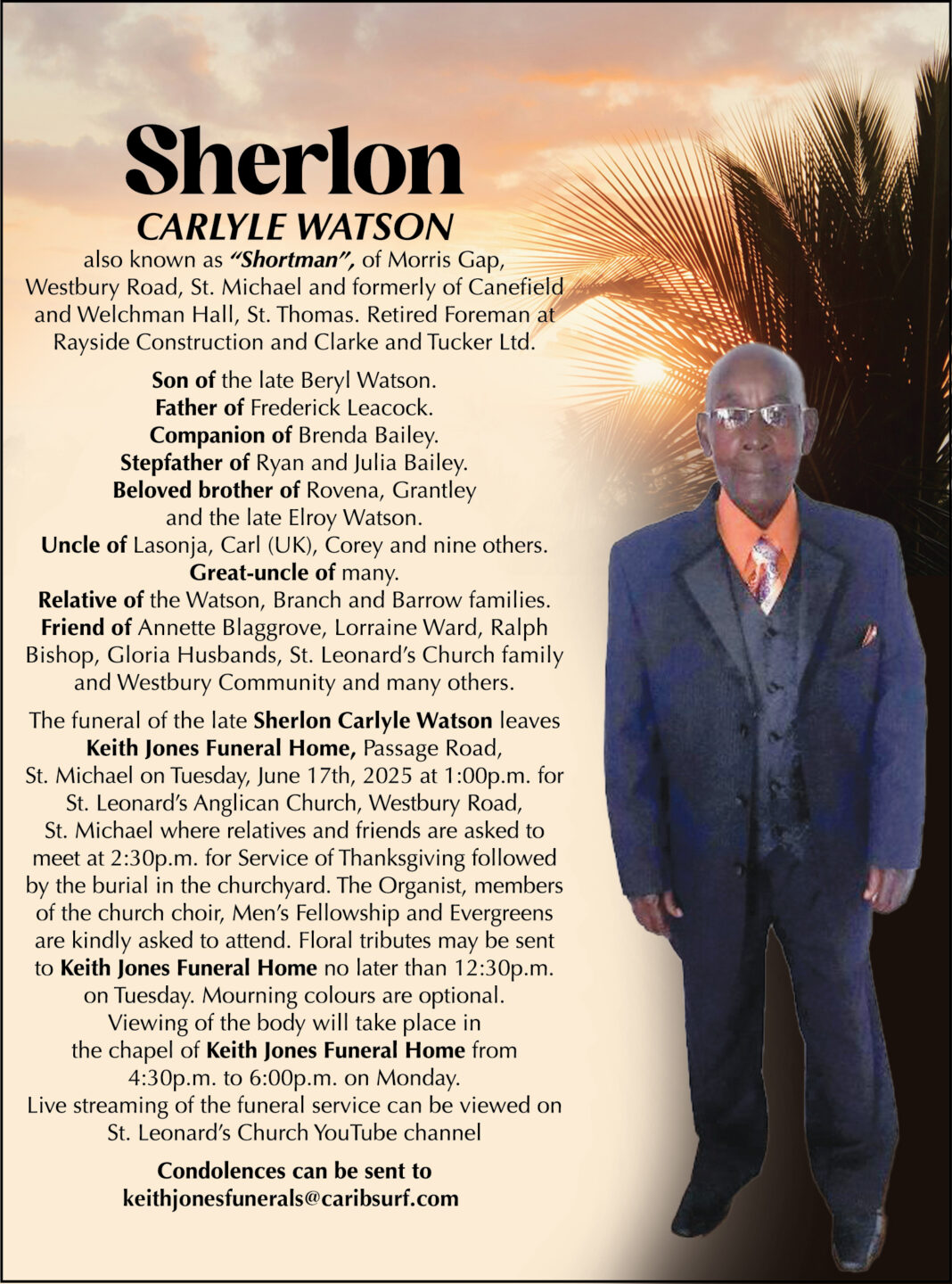 Sherlon Carlyle Watson - nationnews.com