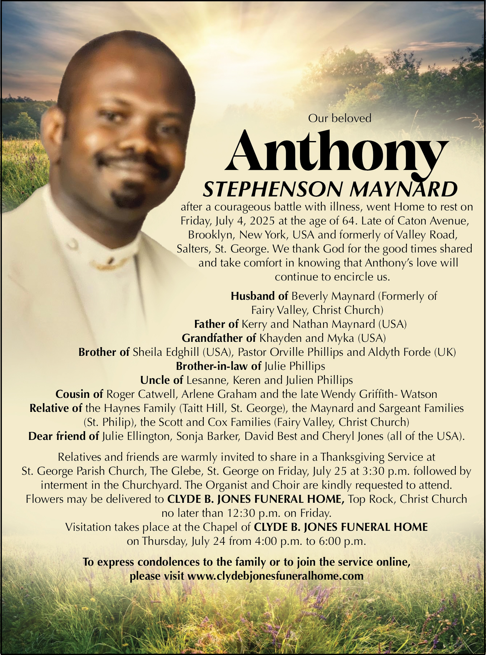 Anthony Stephenson Maynard - nationnews.com