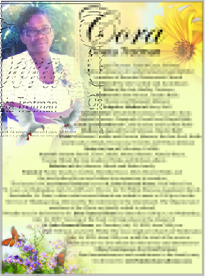 Cora Oneta Trotman - nationnews.com