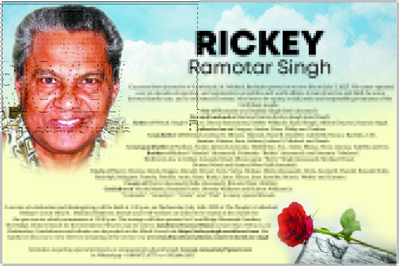 Rickey Ramotar Singh - nationnews.com