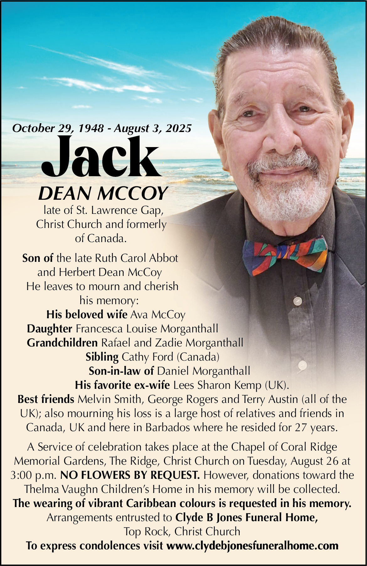 Jack Dean McCoy - nationnews.com