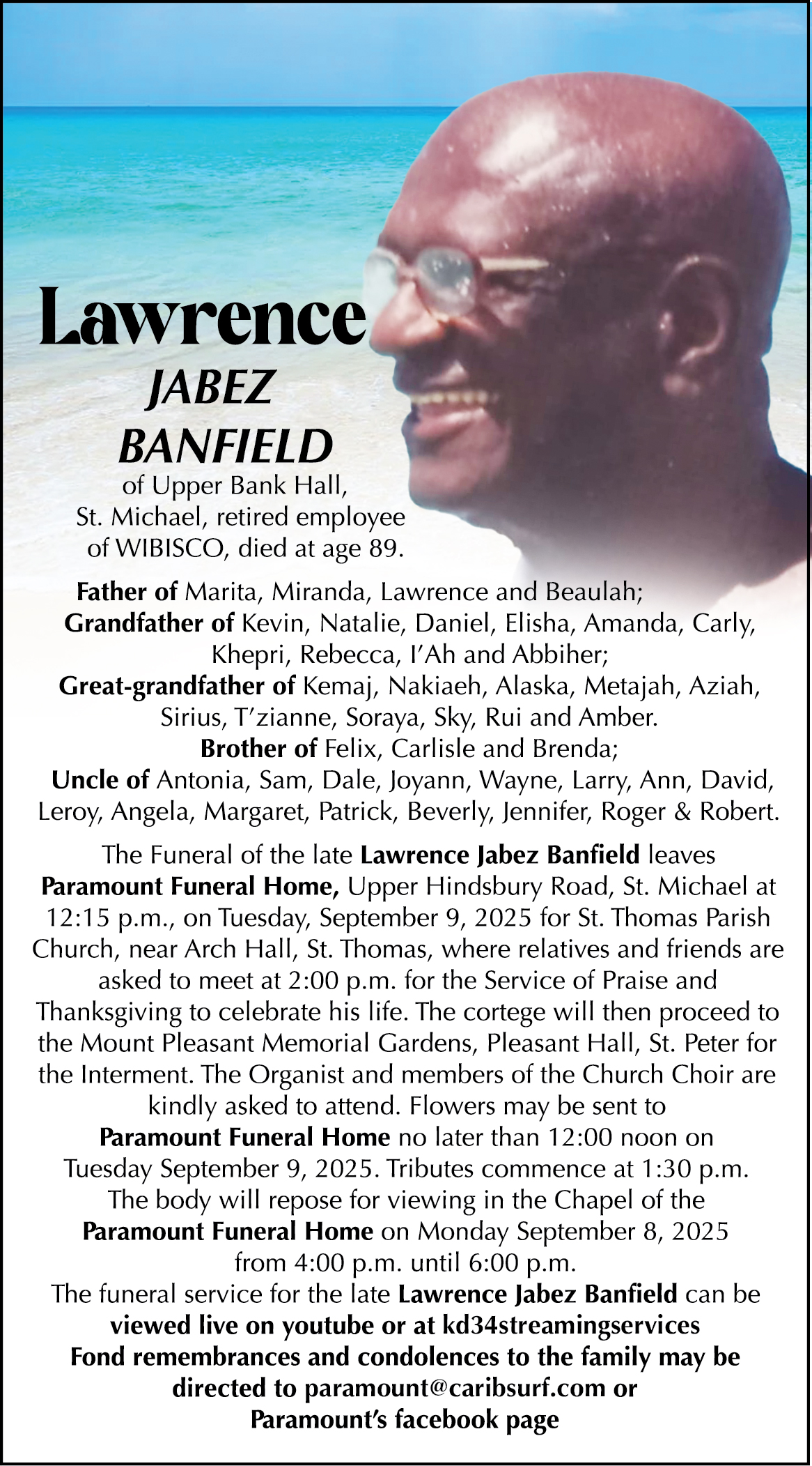 Lawrence Jabez Banfield - nationnews.com
