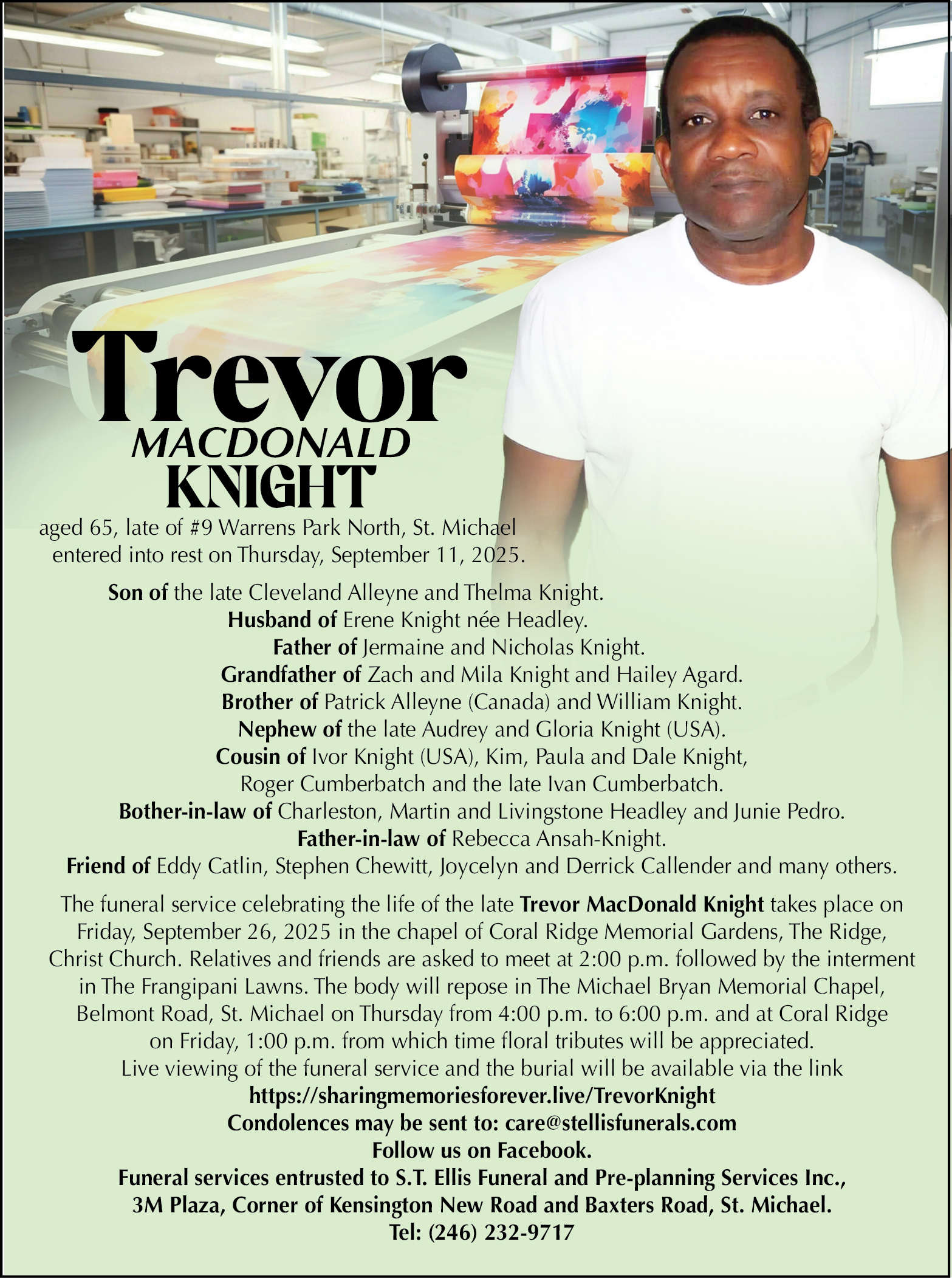 Trevor MacDonald Knight - nationnews.com