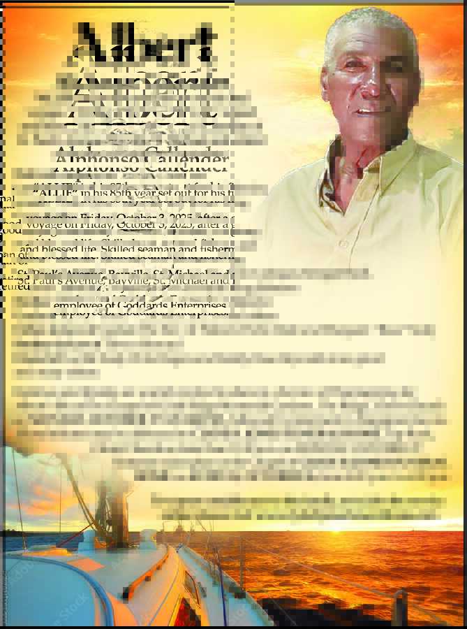 Albert Alphonso Callender - nationnews.com