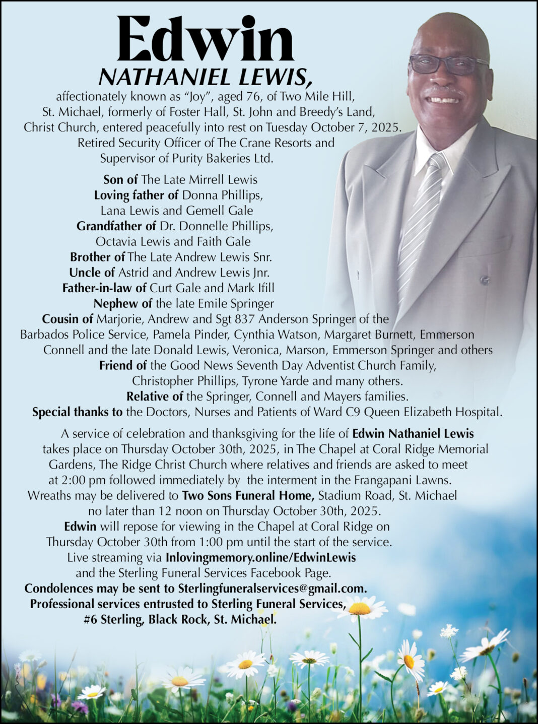 Edwin Lewis - nationnews.com