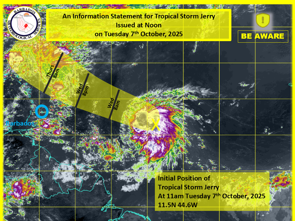 Tropical Storm Jerry being monitored - no watches or warnings for ...