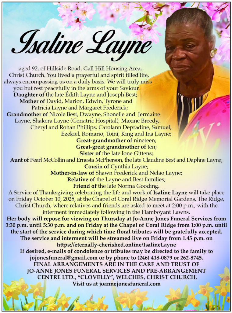 Isaline Layne - nationnews.com