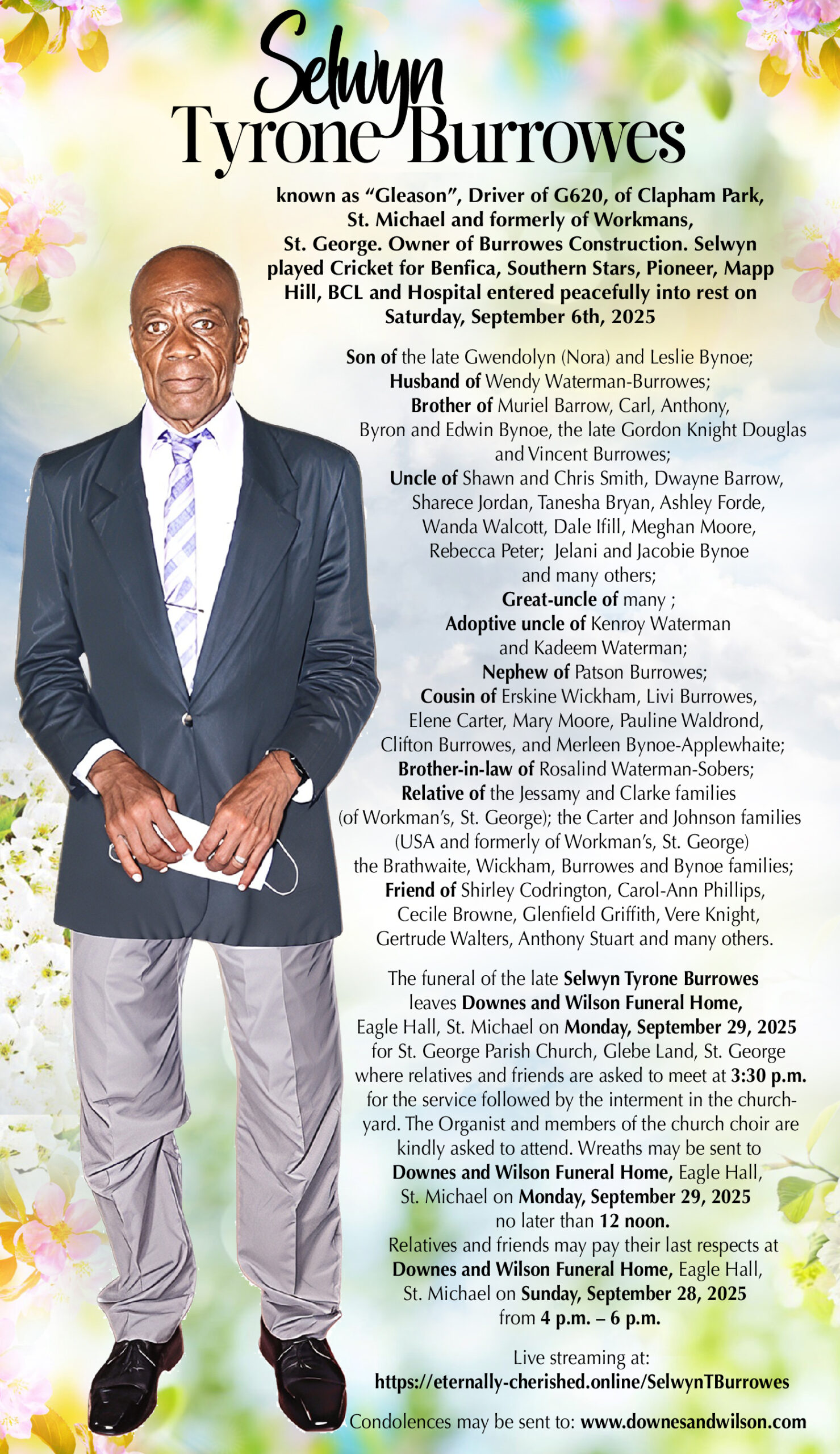 Selwyn Tyrone Burrowes - nationnews.com