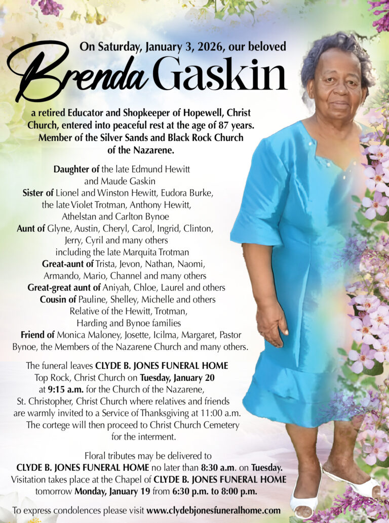 Brenda Gaskin - nationnews.com