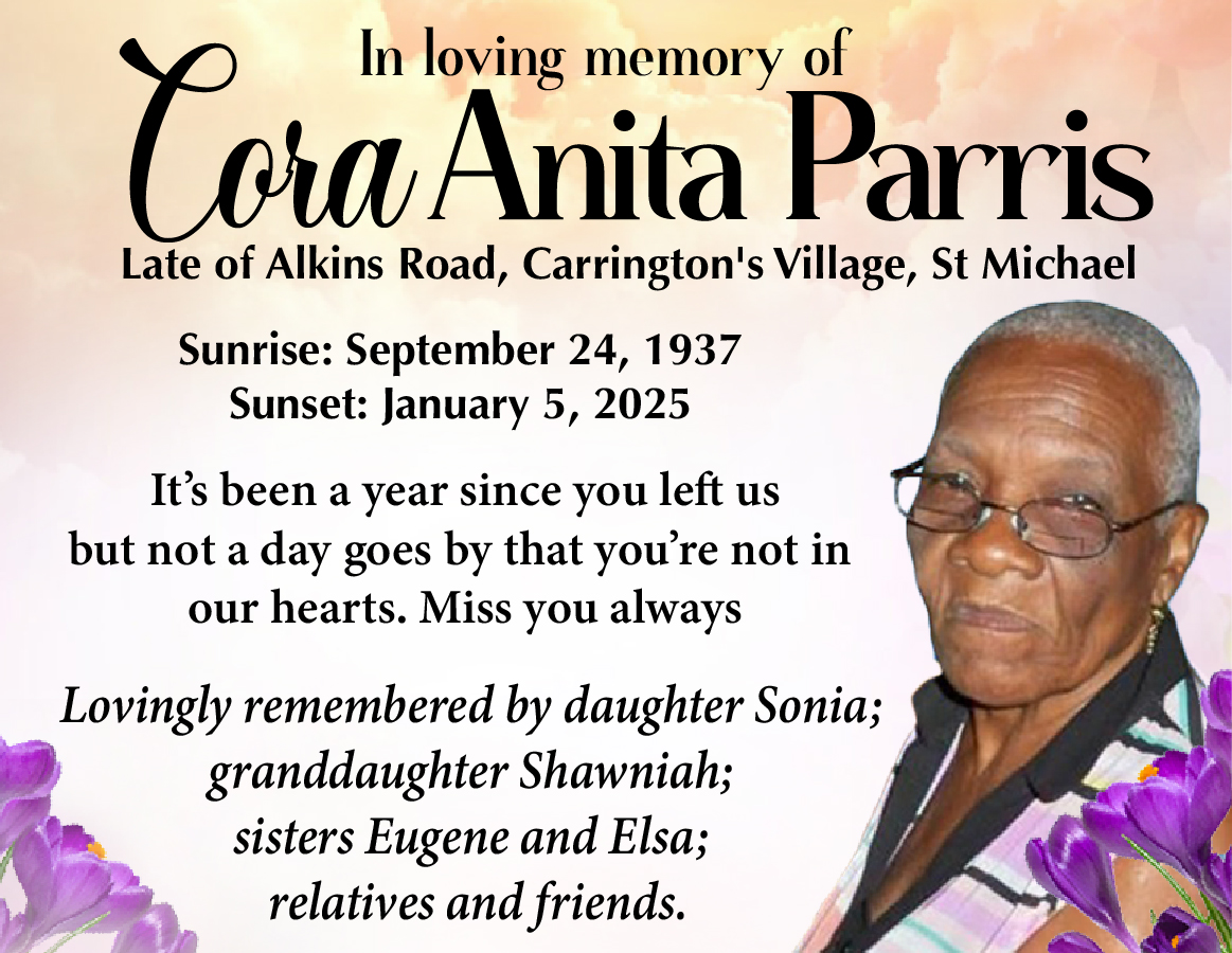 Cora Anita Parris - nationnews.com