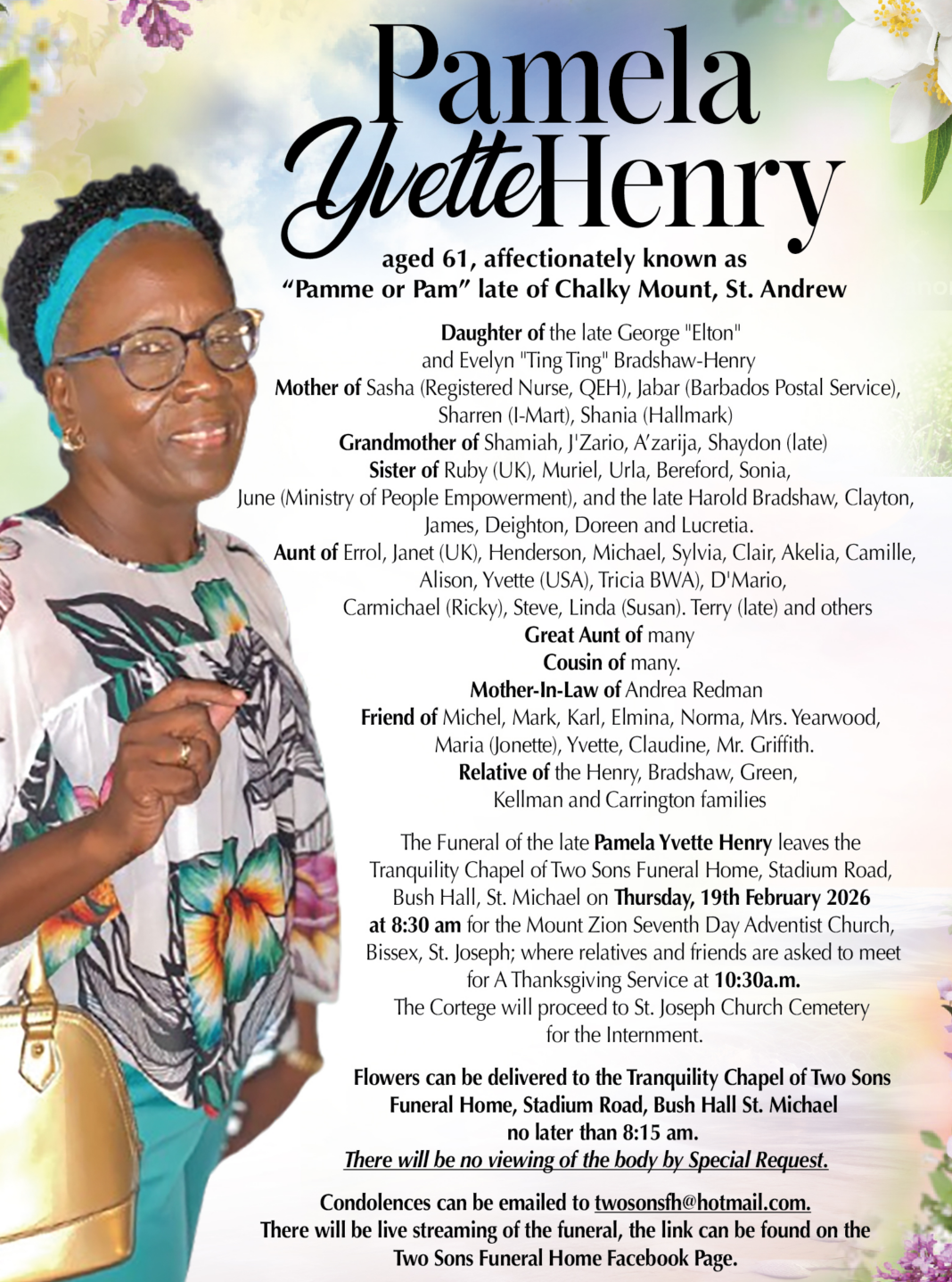 Pamela Yvette Henry - nationnews.com