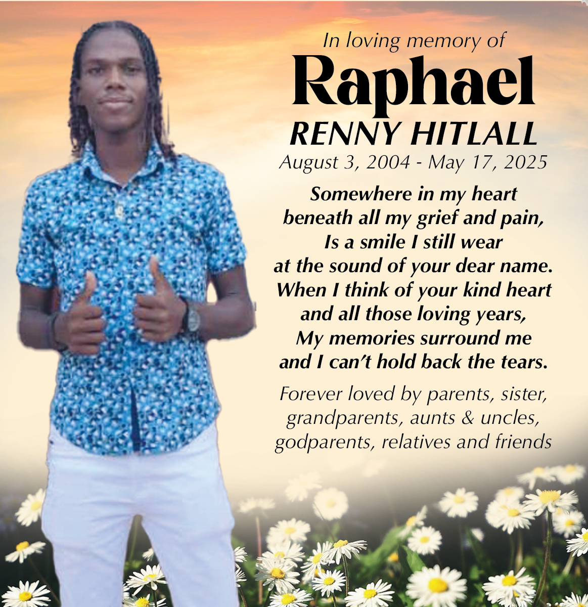 Raphael Renny Hitlall - nationnews.com