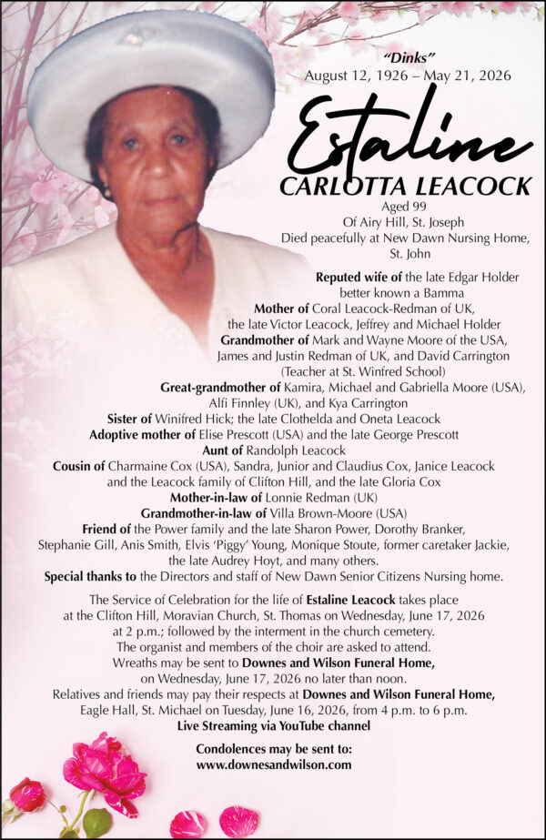 Estaline Carlotta Leacock - nationnews.com